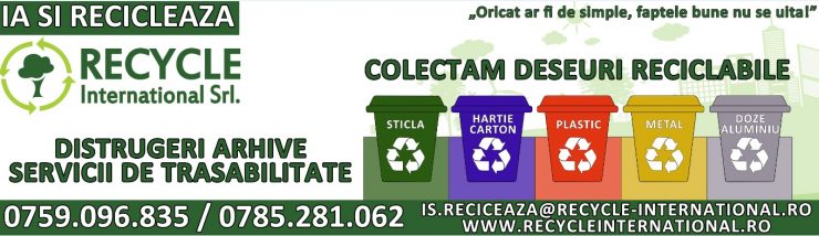 Centru colectare/reciclare deseuri – SC Recycle International SRL