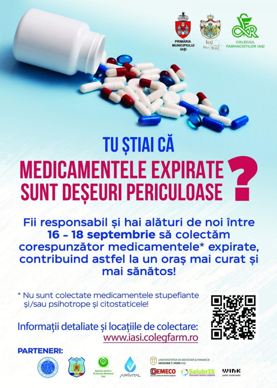 Campanie de colectare a medicamentelor rămase neutilizate și/sau ...